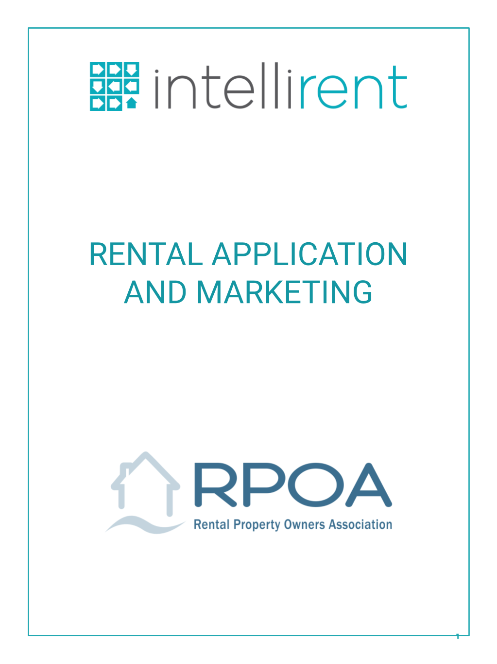 RPOA Member Rental Application & Marketing